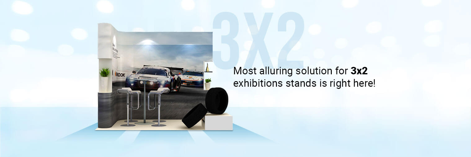 6 square meters Bespoke Exhibition Stand Hire, Design Or Build