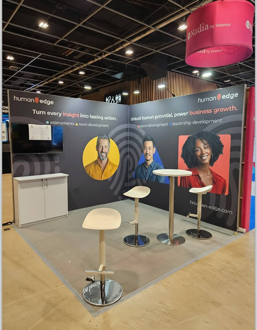 9 Sqm Booth for Human Edge - Switzerland UNLEASH World Expo 2025, Paris ...