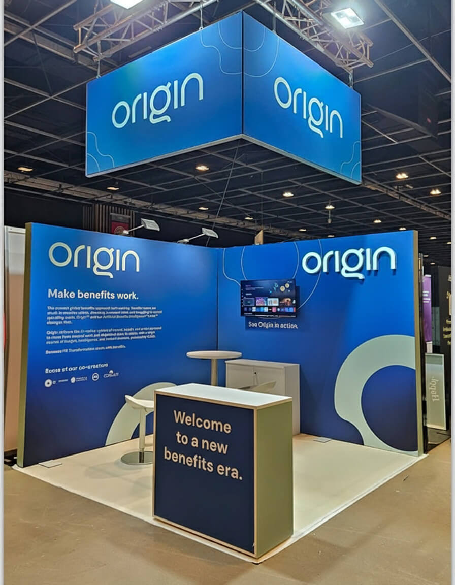 9 Sqm Booth for Origin - UK UNLEASH World Expo 2025, Paris - Expo ...